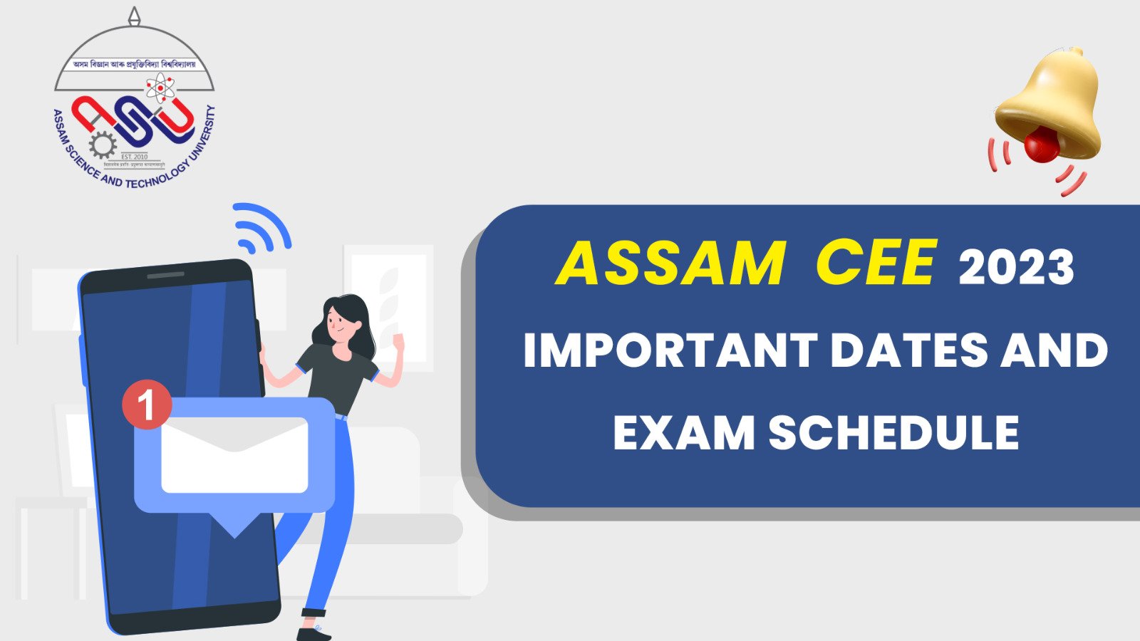Assam CEE 2023 Exam date and schedule